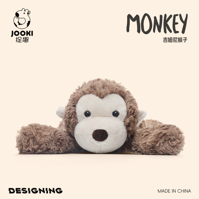 Jimny Monkey Plush Toy Cute Doll Super Soft Doll Hug Sleeping Doll ...
