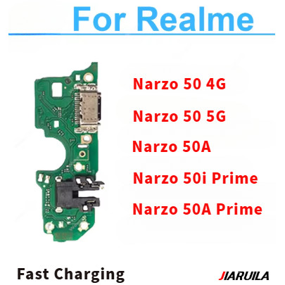 Charging Board For Realme Narzo 50 50A 50i Prime USB Charging Port Dock Charger Connector Flex ...