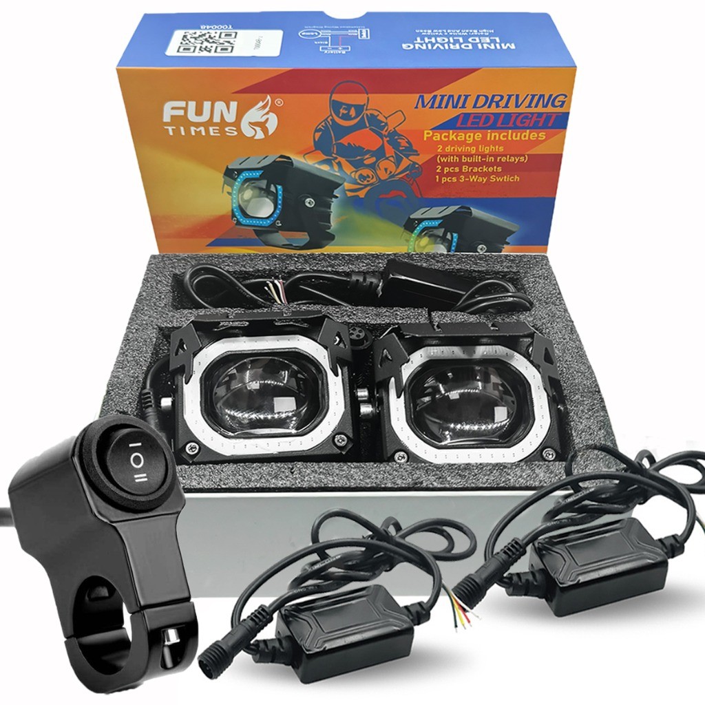 V8 Pro Mini Driving Light High and Low Yellow / White LED Aniti Fog For ...