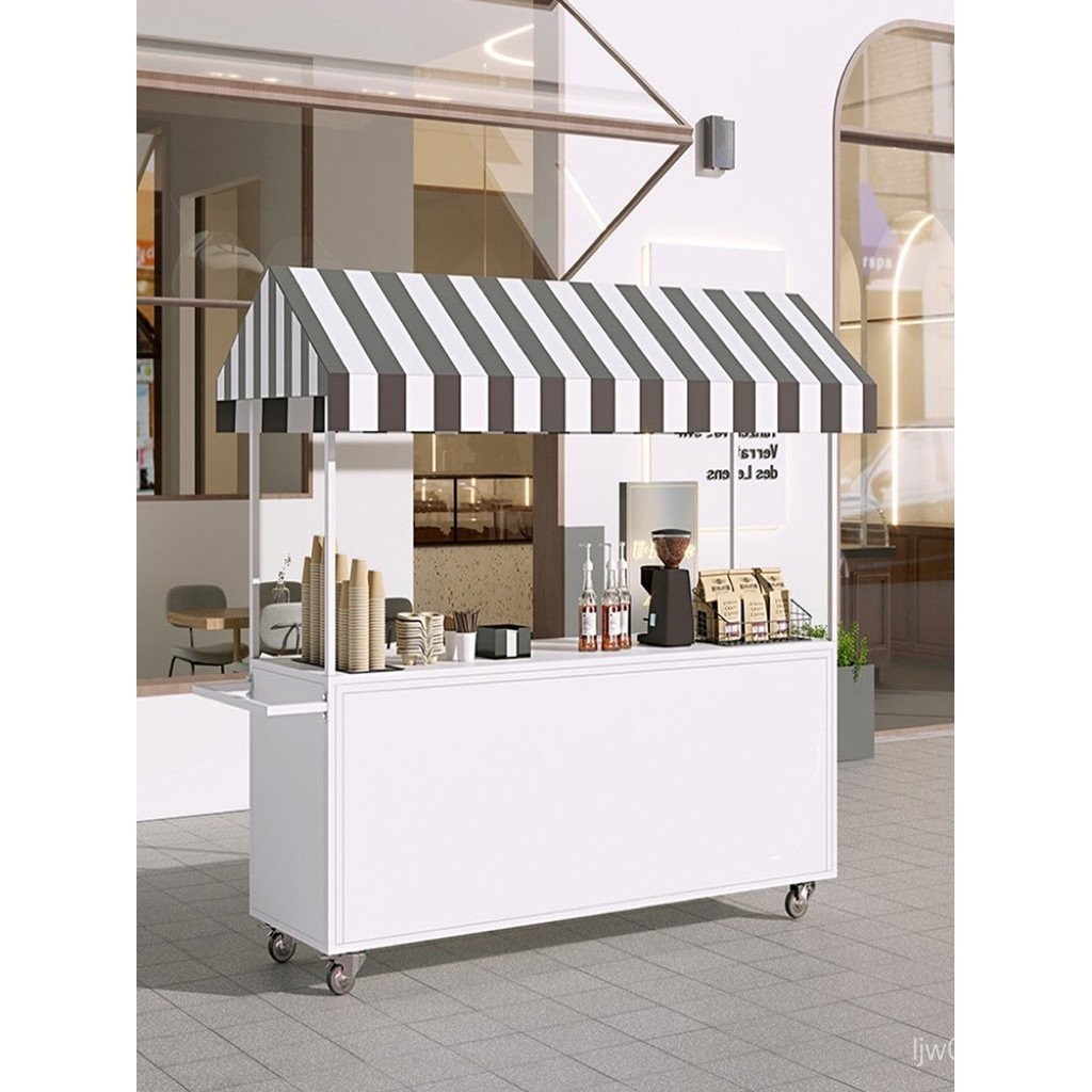 Trendy Night Market Mobile Stall Cart Sales Cart Food Cart Shopping ...