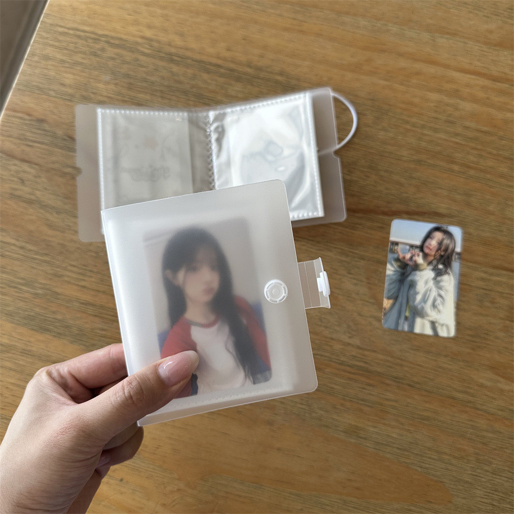 Ins Simple Frosted Transparent Snap Buckle Strap Yigongge 10cm Mini ...