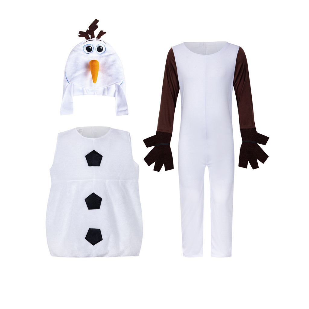 Snow Treasure Cosplay Costume Snowman cos Children's Costume Frozen ...