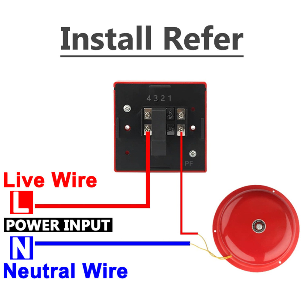4 Inch Manual Call Point Fire Alarm 100db Pull Station Schools Fire ...