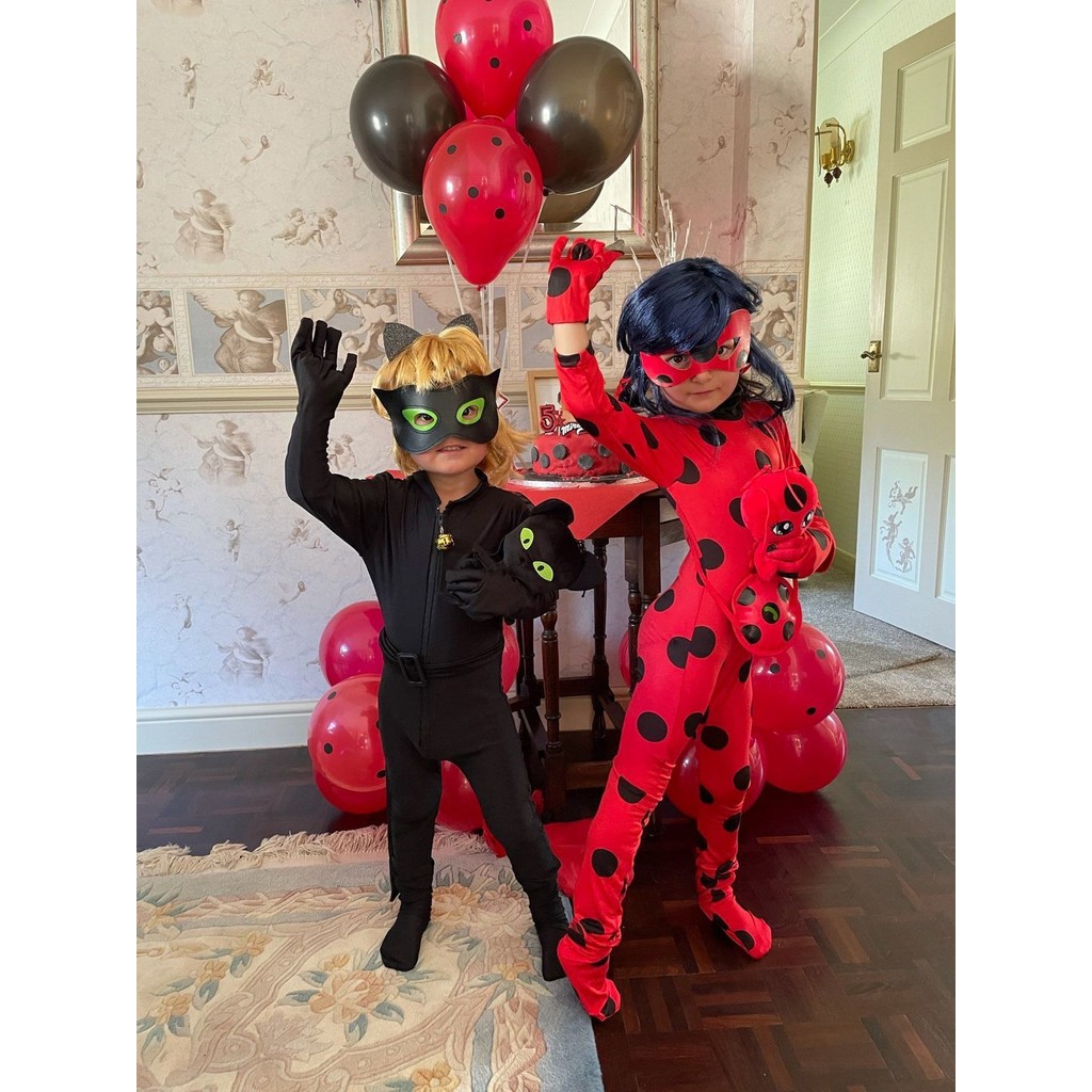 Miracle and Black Cat Noir Cat Ladybug Costumes Reddy Periph Miracle ...