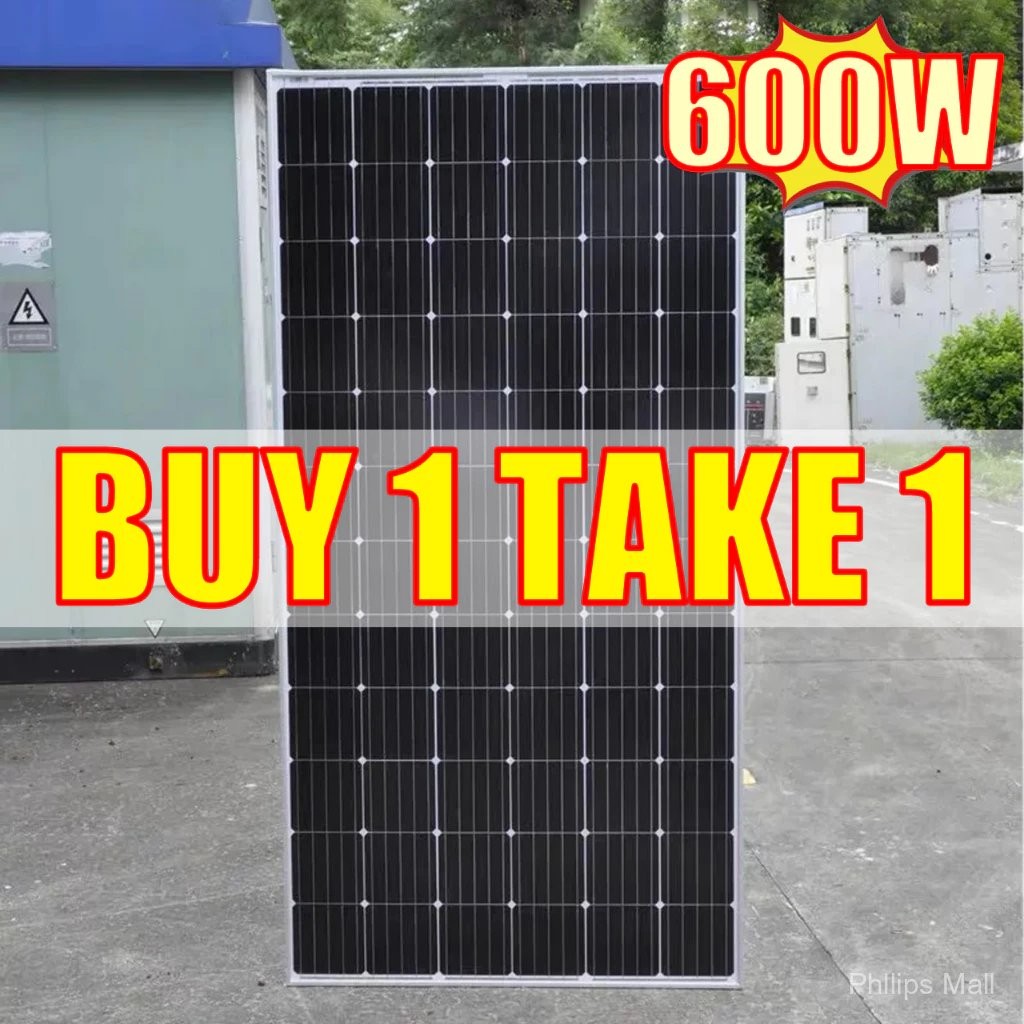 [3Y Warranty] 300W-600W Solar Panel Kit 18V | Typhoon-Proof PV Module ...