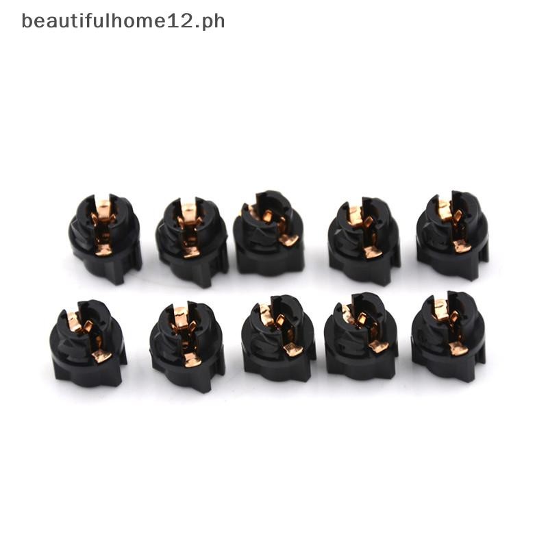 [BFPH] 10Pcs T5 Socket Twist Lock Instrument Panel Cluster Plug Dash ...