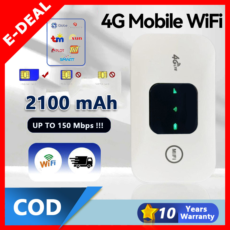 4G LTE Pocket WiFi Openline Hotspot Router Modem Universal Sim Card ...