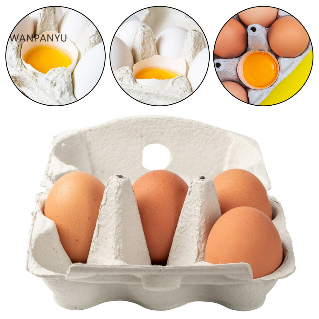 wanpanyu Moisture Resistant Egg Cartons Paper Egg Cartons 10 Pack ...