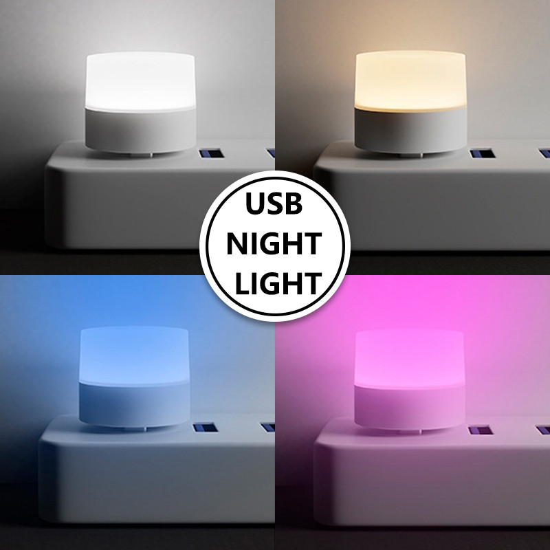 1pc Mini USB Night Light: 1pc Eye-Protection Reading LED Lamp Versatile ...