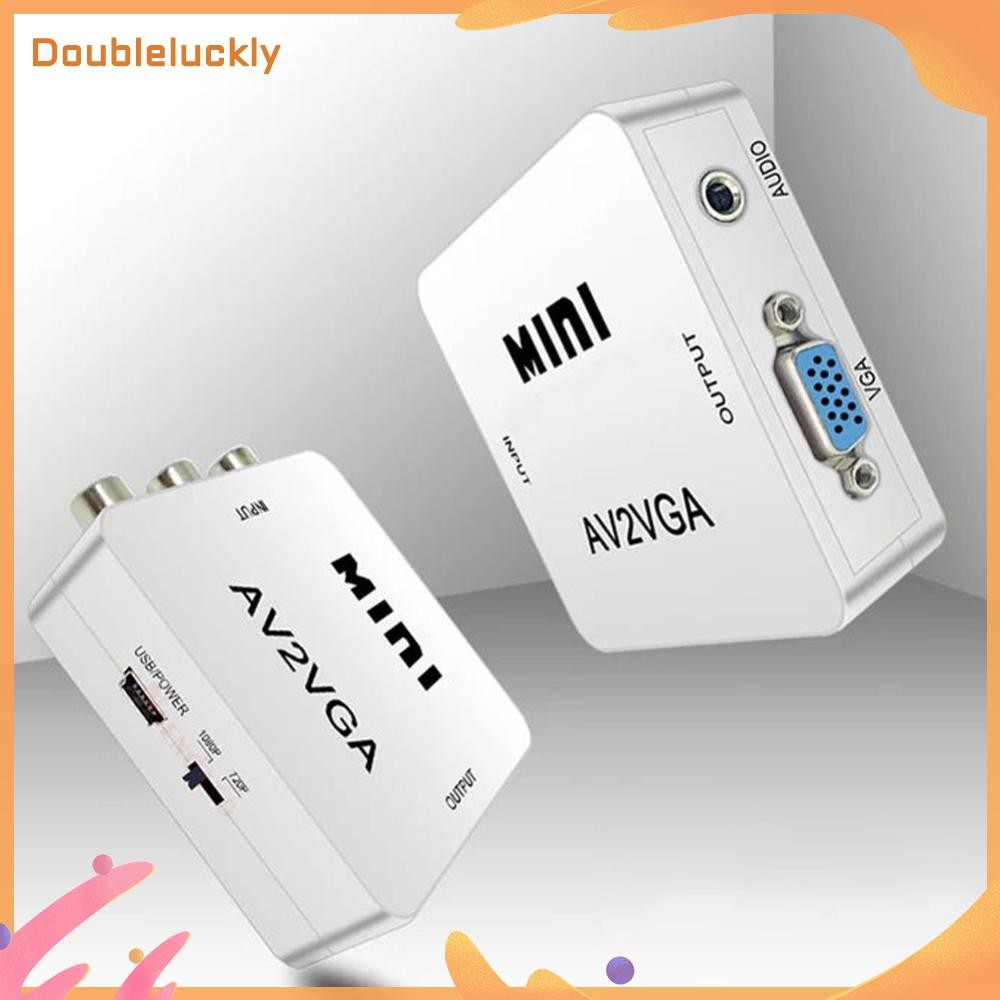 Multifunctional Portable AV RCA CVBS To VGA Plug and Play Video ...