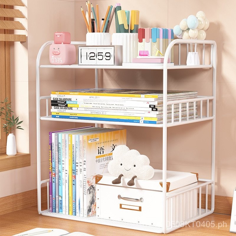 Bookshelf Layered Desk Table Cabinet Desk Small Shelf Dormitory ...