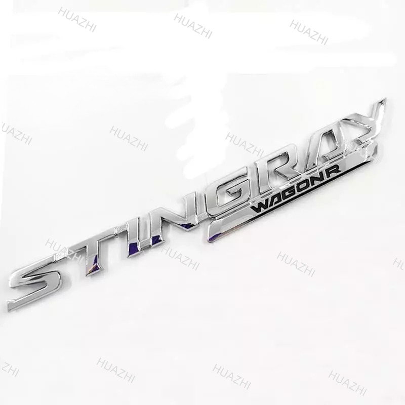 1 X ABS Chrome STINGRAY Wagon R Logo Car Auto Decorative Emblem Badge ...