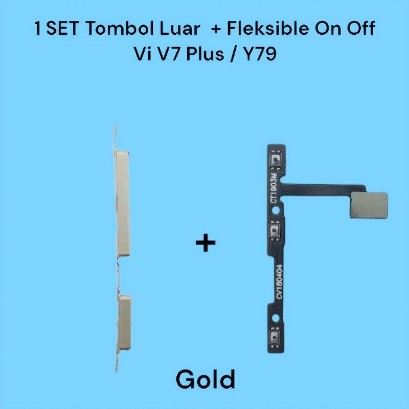 TOMBOL Outer Button + Flexible On Off Volume Vivo V7+ Plus / Y79 (1716 ...