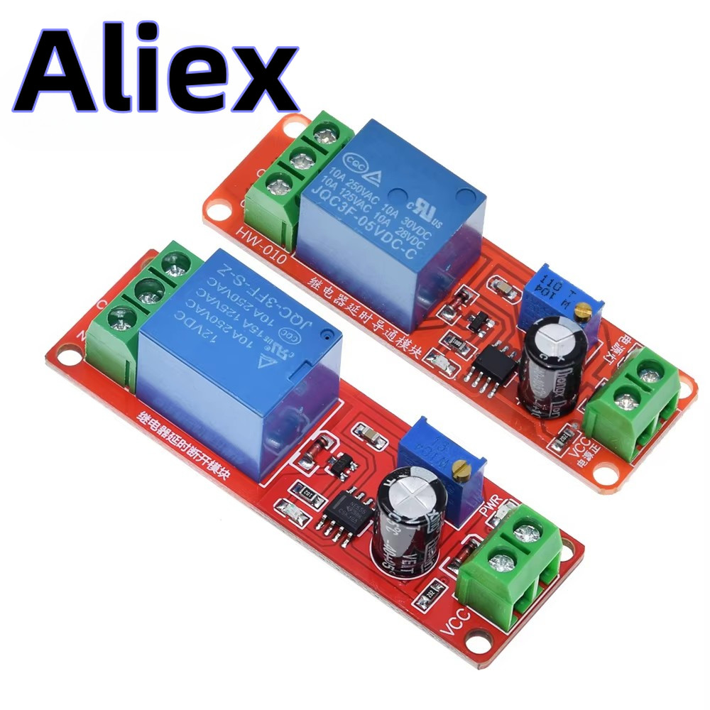 DC 5V 12V Time Delay Relay NE555 Time Relay Shield Timing Relay Timer ...