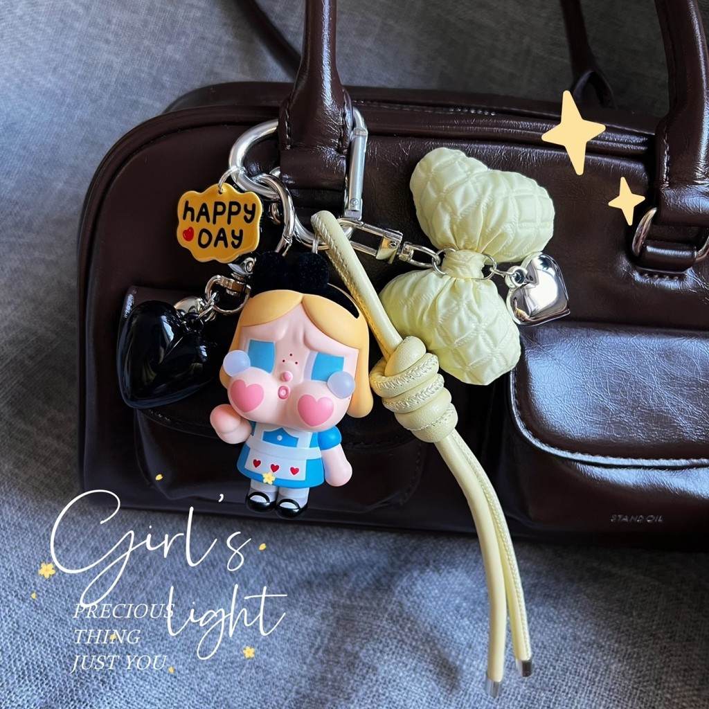 popmart CRYBABY crying again series DIY bag pendant keychain cute ...