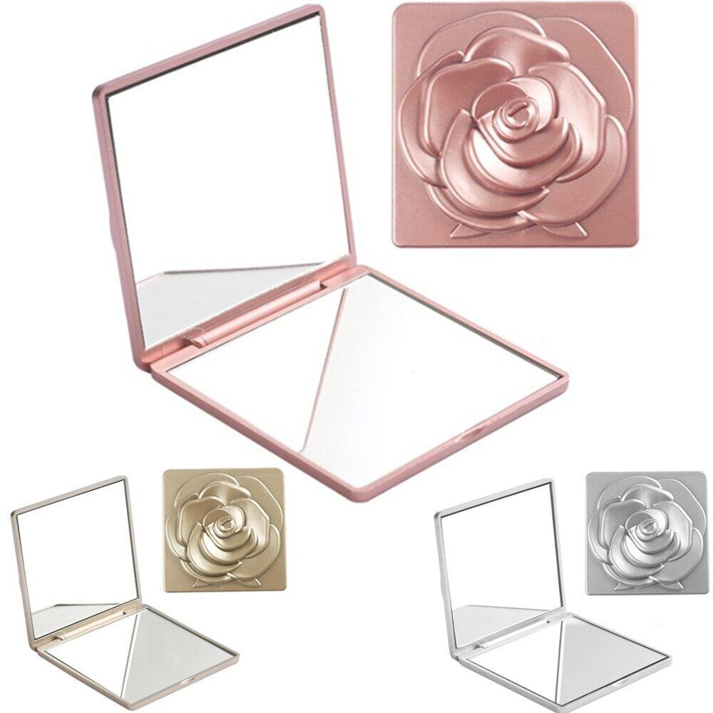 Double-Sided Mirrors Folding Portable Makeup Mirror Double -Sided ...