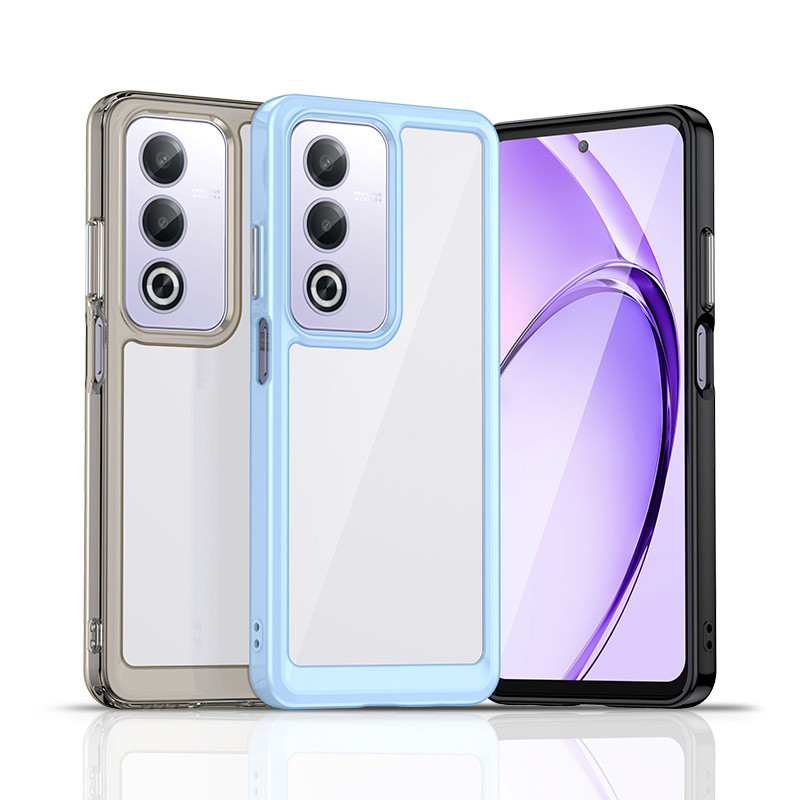 For OPPO A80 A60 A40 A40m Transparent Acrylic Shockproof Protective ...