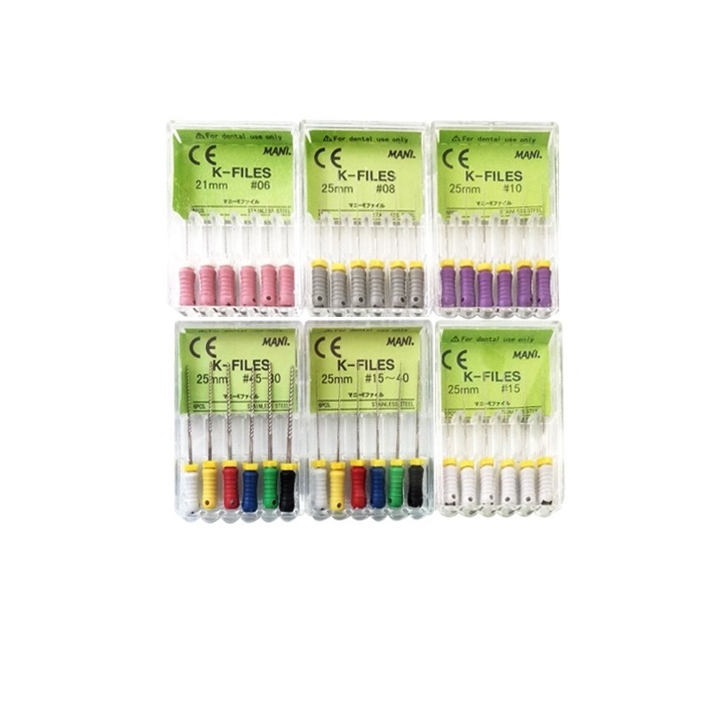 1 Pack Dental Endo Root K-File Hand Use Files Endodontic Instruments ...