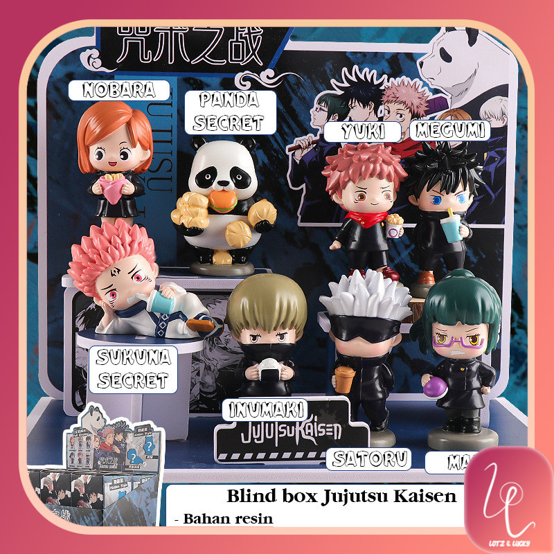 Jujutsu Kaisen Blind Box Buy 1 Box gets 6 Different Motifs Secret Blind ...