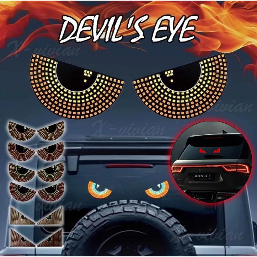 Devil Eyes LED Lights for Car Window Auto Window LED Lamp LED Eyes for ...