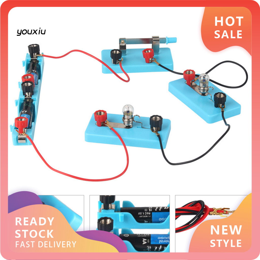 YX 1 Set Adjustable Lab Circuit Toy for Children Science Physics ...