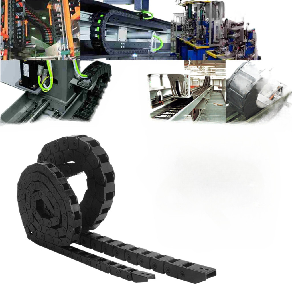 1 Set Cable Chain Cable Drag Chain Wire Carrier With End Connectors for ...