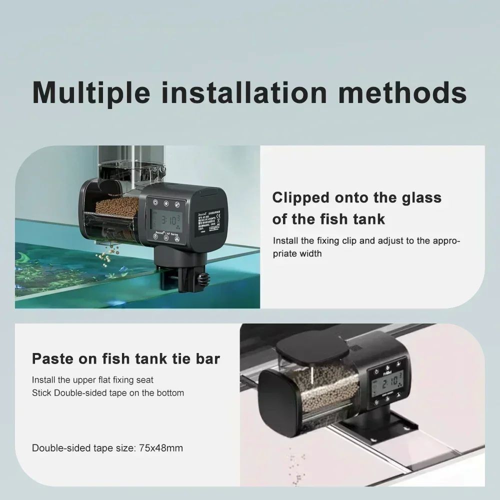 Aquarium Fish Tanks Feeding Smart Automatic Feeder Digital Timing ...