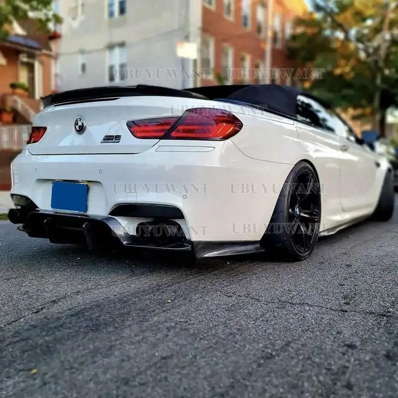 For BMW M6 F12 F13 F06 4 and 2 Doors Carbon Fiber Look Rear Boot Wing ...