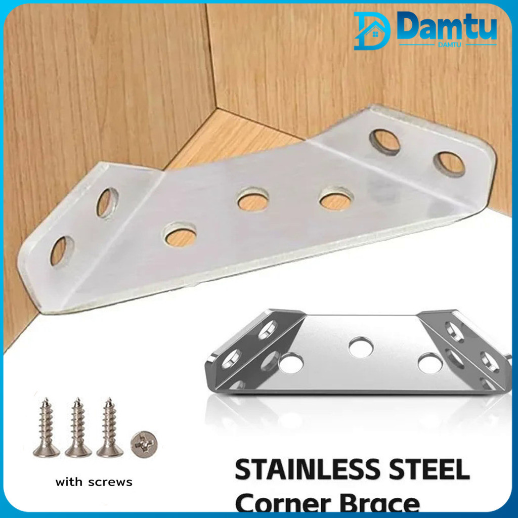 Universal Furniture Corner Connector Triangle Support Frame Stainless ...
