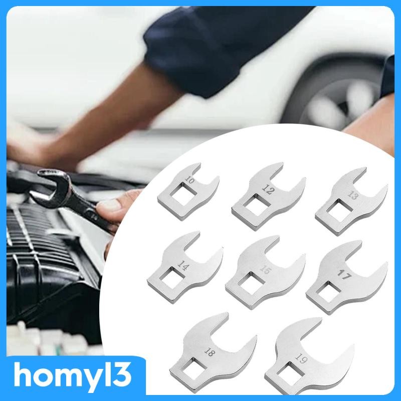 [Homyl3] 8x 3/8 inch Drive Crowfoot Wrench Set Crows Foot Wrench Set ...