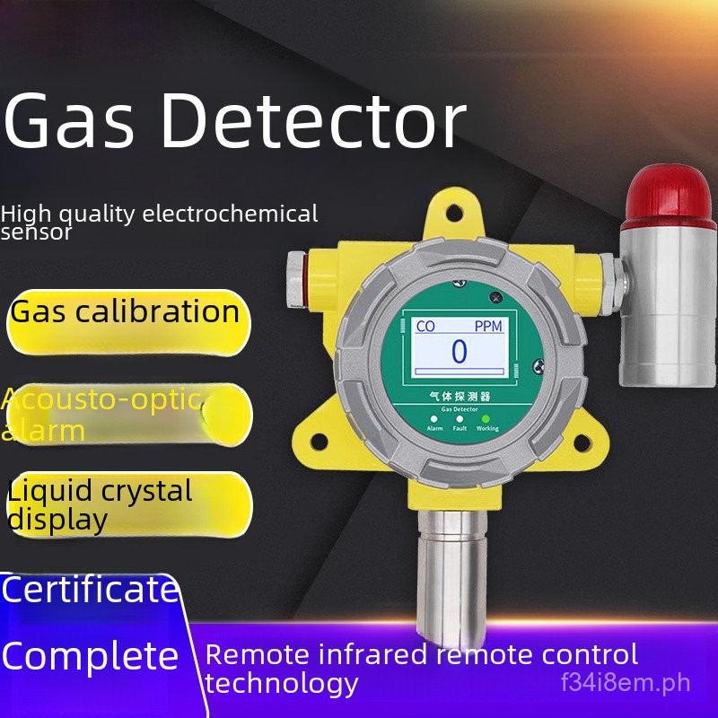 Gas Monitoring Alarm Fixed Multi-Gas Detector Explosion-Proof Acousto ...