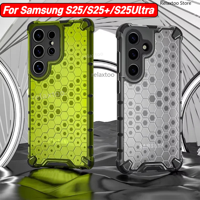 Honeycomb Transparent Casing For Samsung Galaxy S25 Ultra Plus FE S25 ...