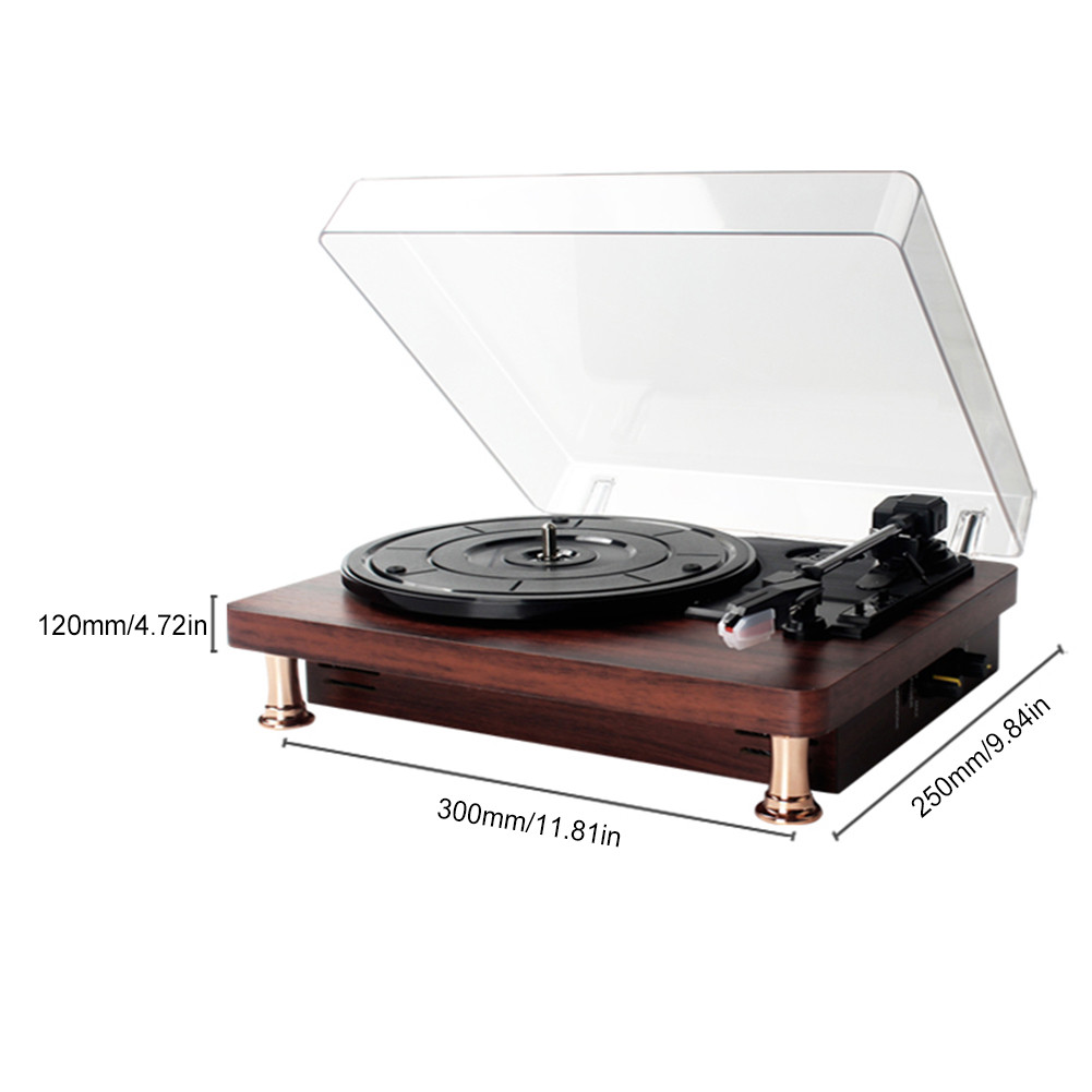 Nostalgic Style Vinyl Record Player Built In Speaker 33/45/78RPM Retro ...