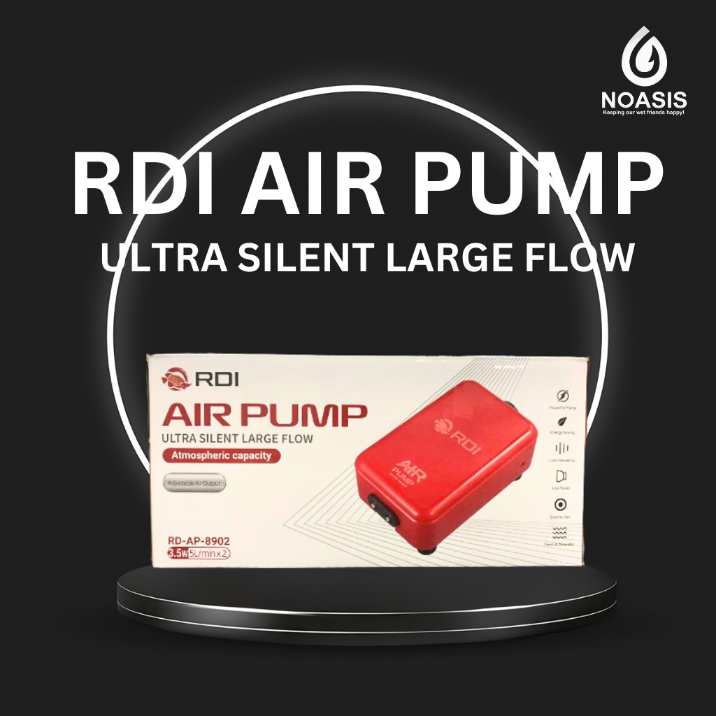 MESIN Rdi Aquarium Air Pump Machine Aerator 2 Holes Ultra Silent Large ...