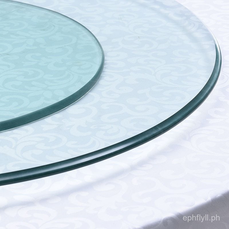Tempered Glass Household Dining Table Turntable round Turnplate ...