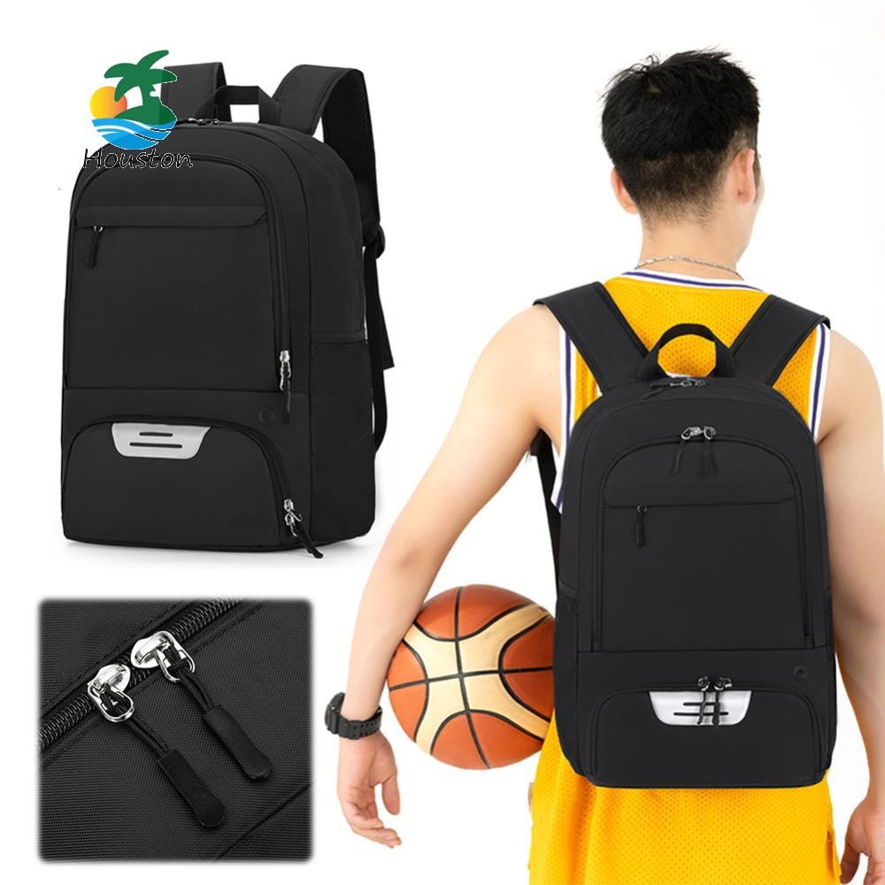 Basketball Backpack Laptop Backpack with Shoe Compartment for Soccer ...