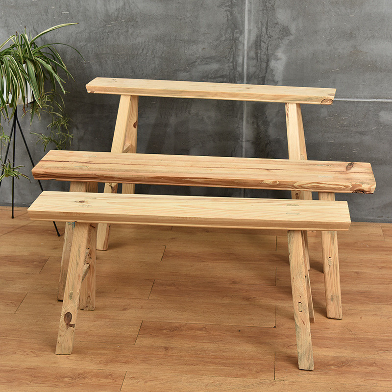 Bench Bench Dance Dining Stool Wood Home Rural Practice Stool Wood Long ...