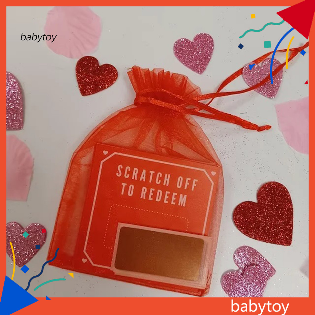 BABY Scratch-off Love Note Valentine Day Scratch-off Card Romantic ...