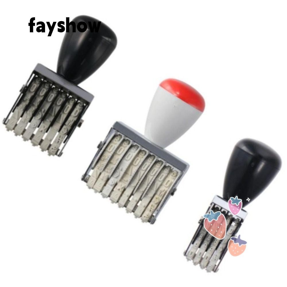 FAY Number Stamp, Changeable Personalized Roller Stamps, Number Symbol ...