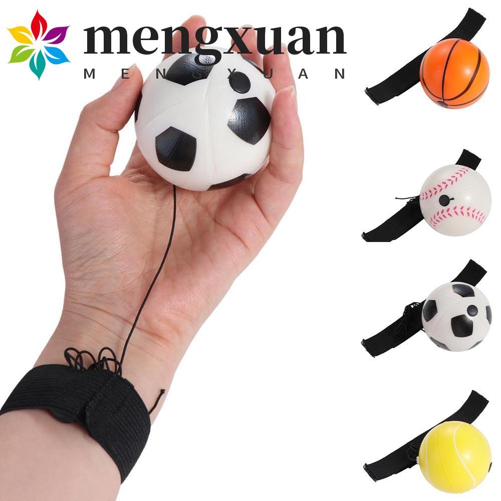 MENGXUAN Elastic Bouncing Return Ball, On String Boring Hand Rebound ...