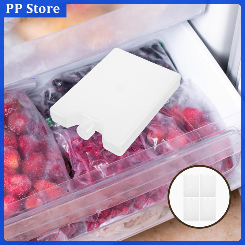 Leakproof Stackable Ice Box Large Cube Bin for Freezer Cooler Holder ...