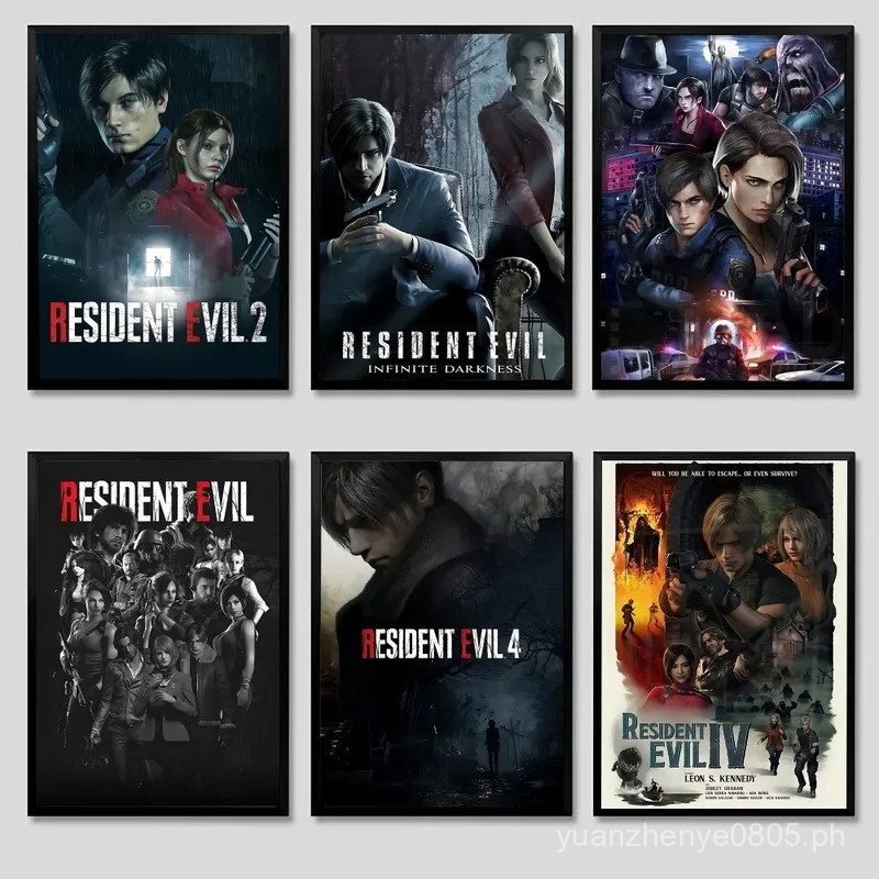 De Jeu R-RESIDENT EVIL Poster Kraft Club Bar Paper Vintage Posters Wall ...