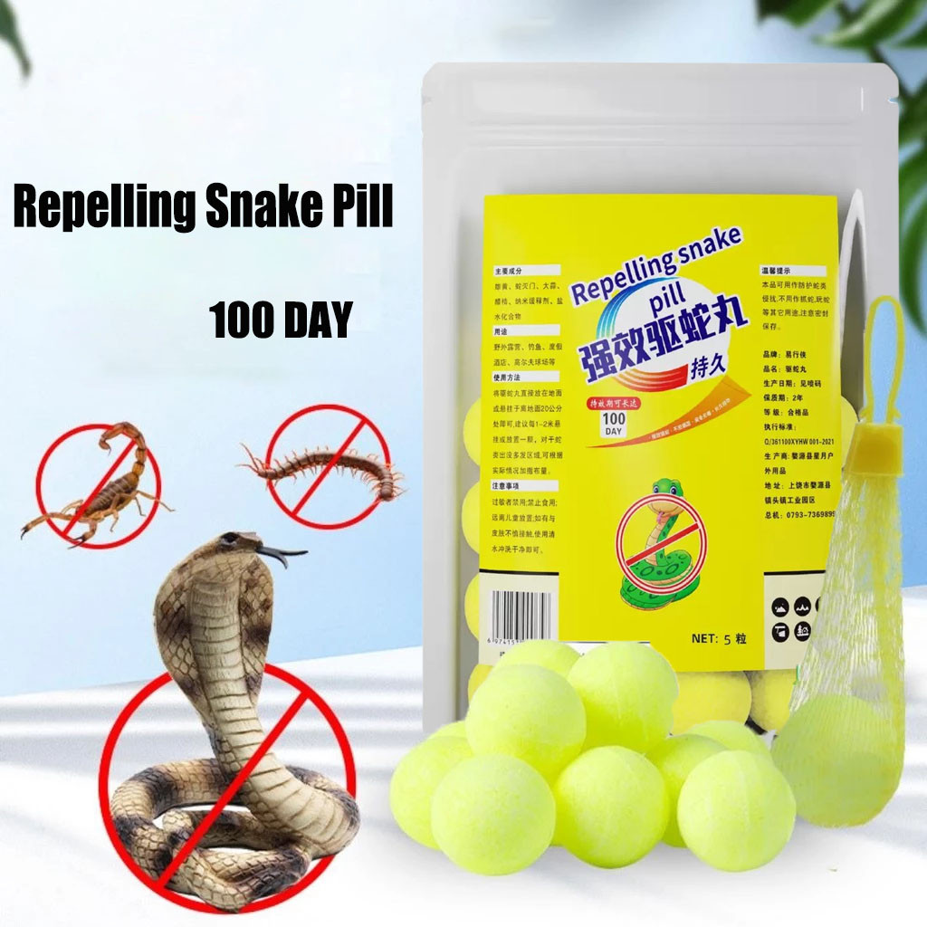[5PCS]Snake repellent pill Snake Killer Snake Catcher Camping Anti ...