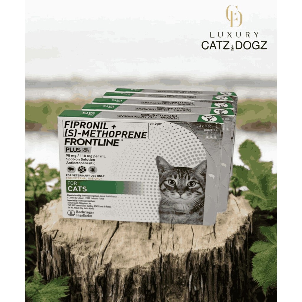 Frontline Plus Anti Ticks and Fleas Control for Cats (Per Box) | Shopee ...