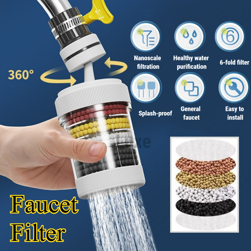 Faucet Filter Pressurized Splashproof Shower Faucet Filter Kitchen Tap ...