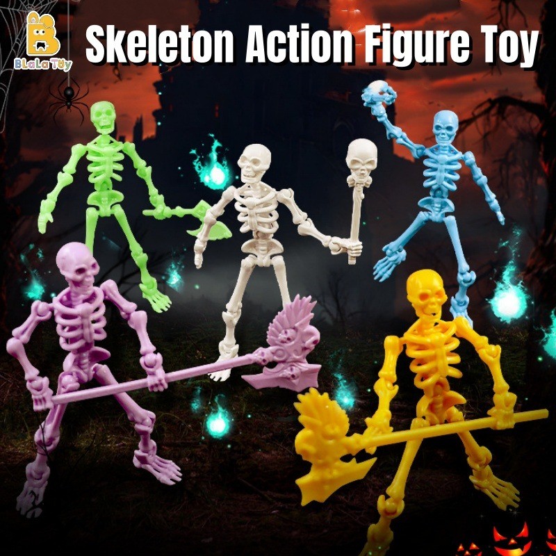 Skeleton Man Action Figure Toy 3D Printing Skeleton Joint Man Model ...