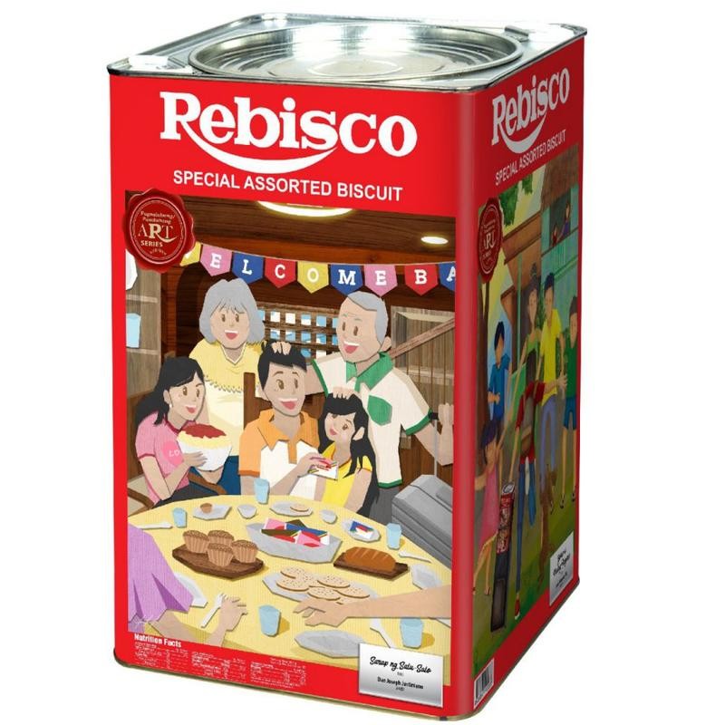Rebisco Special Assorted Biscuits in Tin / Bucket 2Kg | Shopee Philippines
