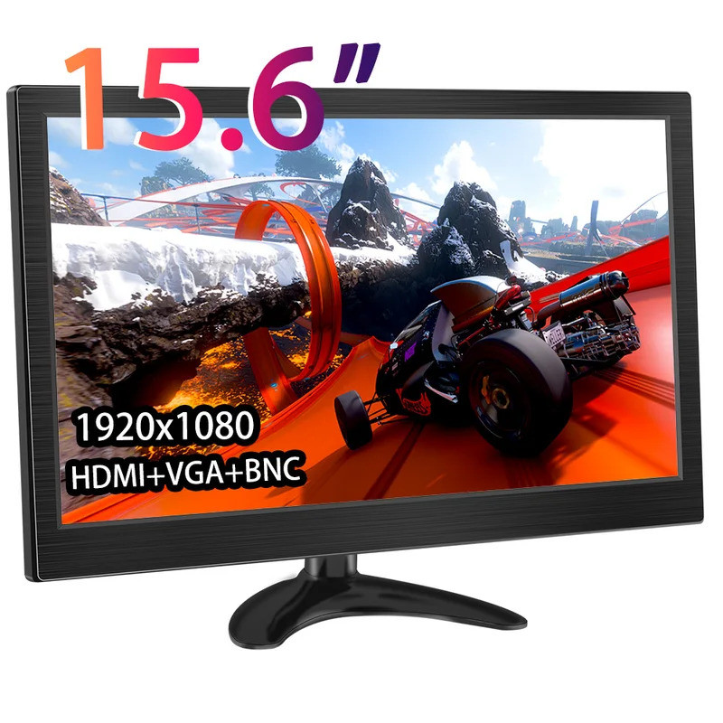Small Portable Monitor Security Monitor with Built-in Dual Speakers ...
