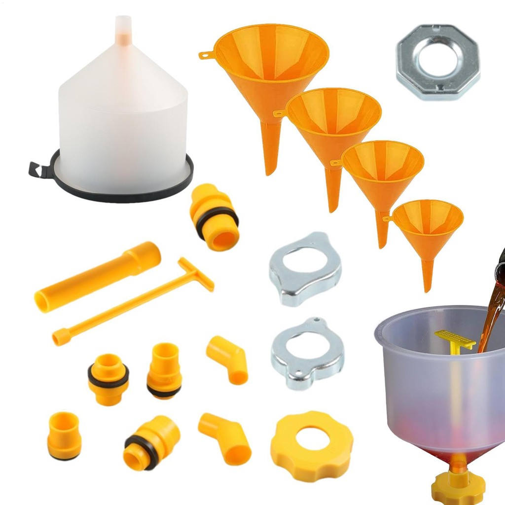Coolant Funnel 19X Coolant Filling Spill Proof Funnel Radiator Flush ...