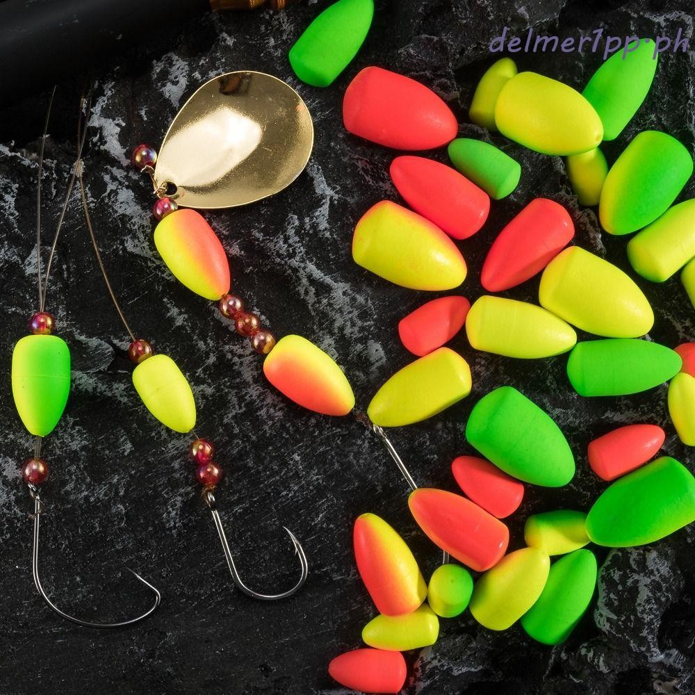 DELMERHOME 30pcs Fishing Foam Float, Foam Fishing Float High ...